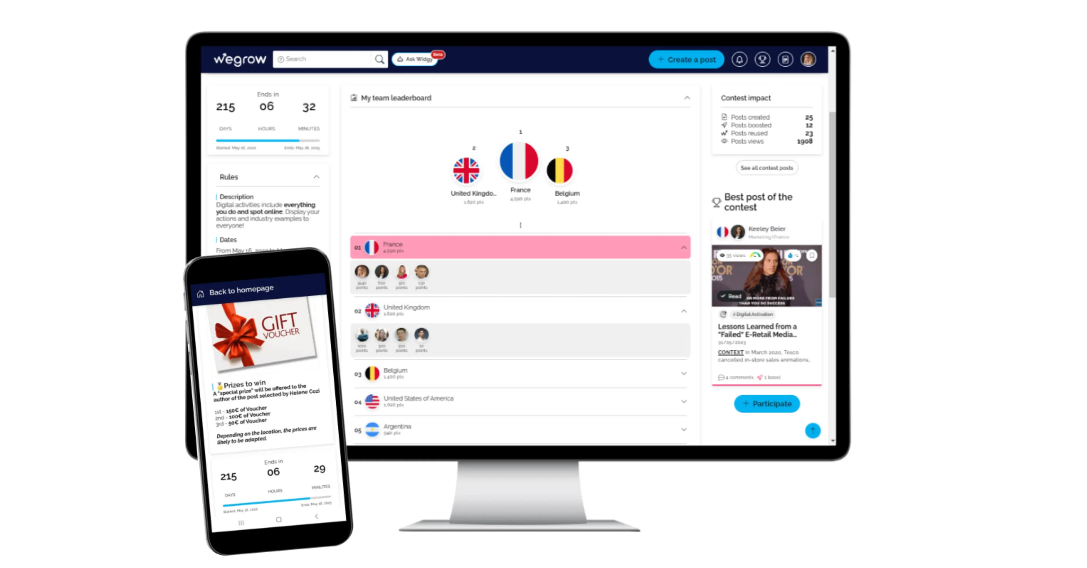 Wegrow Award Management Campaign